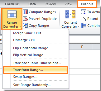 How to move every other row to column in Excel