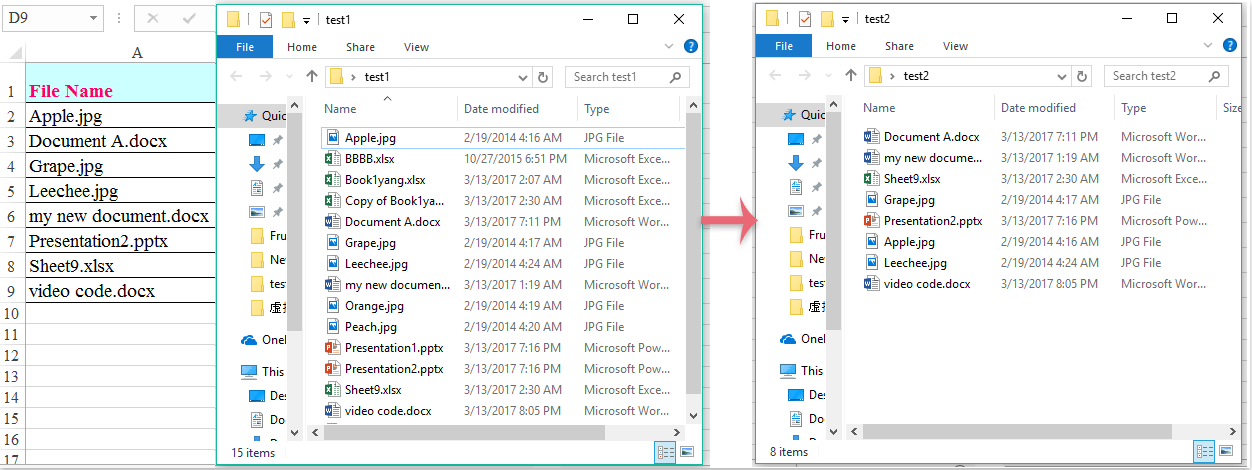 How To Copy Or Move Files From One Folder To Another Based On A List In 