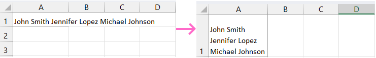 How to go to next line within a cell in Excel (4 methods)