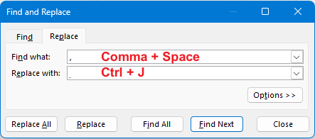 How to go to next line within a cell in Excel (4 methods)