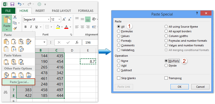 How To Multiply A Range Of Cells By The Same Number In Excel 2023 