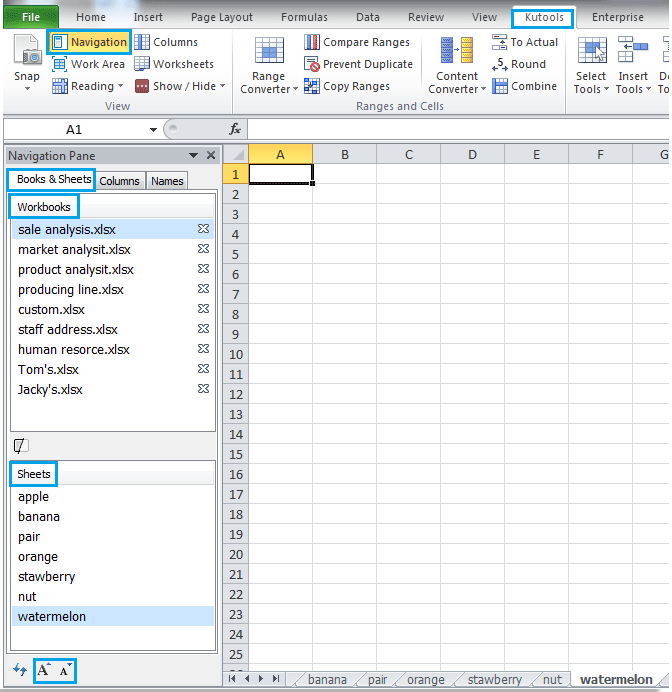 How To Navigate Between Windows In Excel Workbooks 