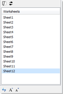 How to list all worksheets and switch sheet with shortcuts in Excel?