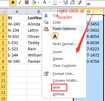 How to prevent cell contents from printing in Excel?