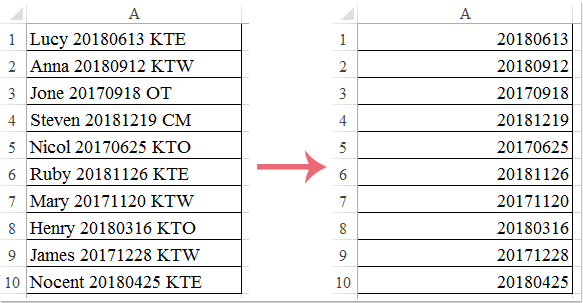 How to remove non numeric characters from cells in Excel?