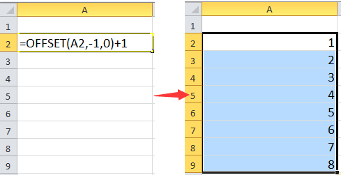 How to auto number a column in Excel?
