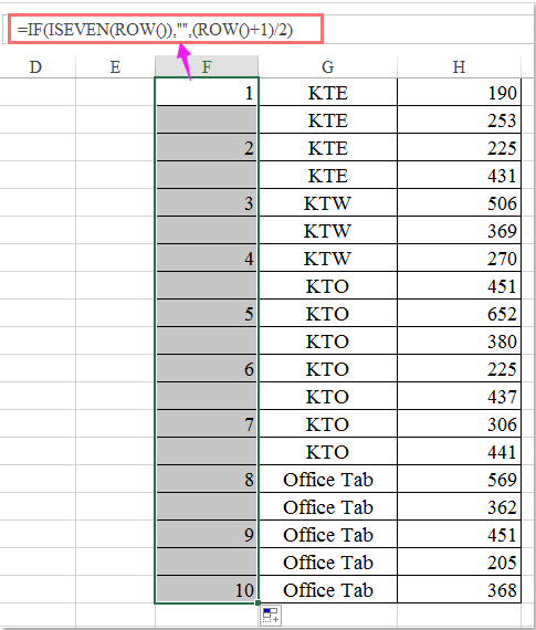 how-to-numbering-every-other-row-in-excel