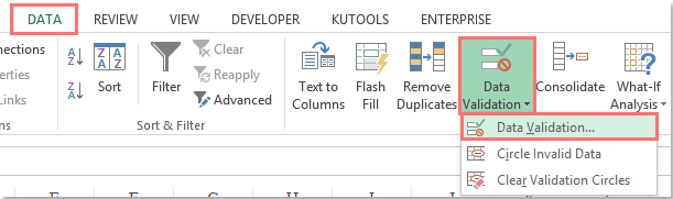 How to only allow negative numbers in Excel?