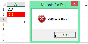 How to only allow unique values in Excel?