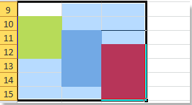 How to only copy formatting from a range to another in Excel?