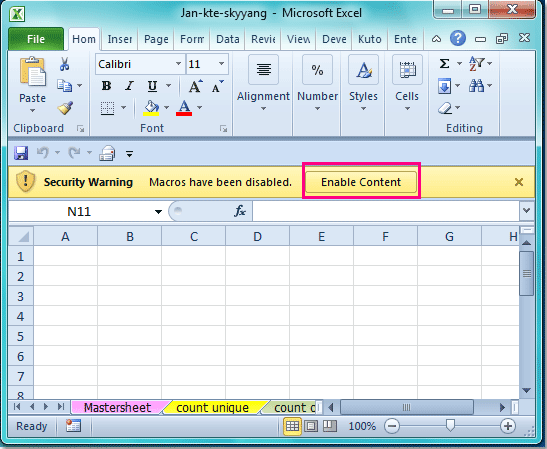 Cara Membuka Lembar Kerja Baru Pada Microsoft Excel IFaWorldCup