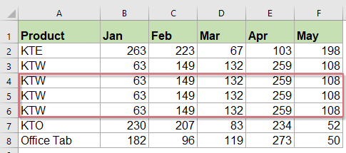 How to copy and insert row multiple times or duplicate the row x times in Excel?