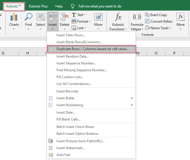 How To Copy And Insert Row Multiple Times Or Duplicate The Row X Times In Excel 