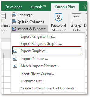 How to easily copy and pasted range or chart as picture in Excel?