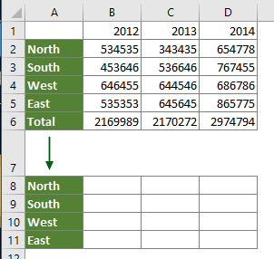 How to show percentages in stacked column chart in Excel?