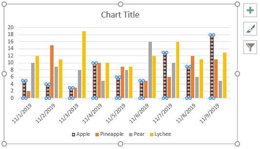 How to make a pictograph (chart with pictures) in Excel?