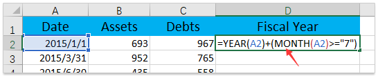 How to group by fiscal year in an Excel pivot table?