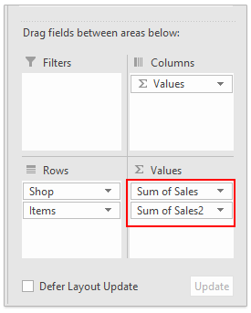 How to add percentage of grand total/subtotal column in an Excel Pivot ...