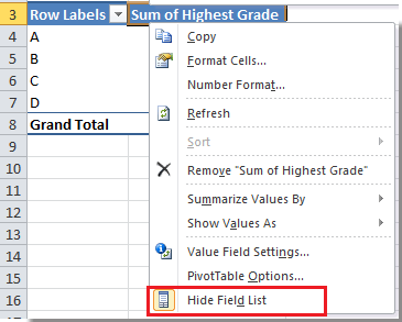 Use The Field List To Arrange Fields In A Pivottable Excel