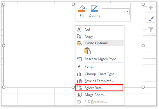 Quickly create a positive negative bar chart in Excel