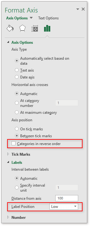 Quickly create a positive negative bar chart in Excel