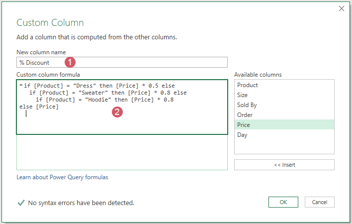 Power Query If Statement Nested Ifs Multiple Conditions