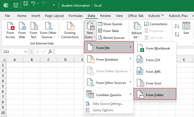 Power Query Get A List Of File Names From Folders And Sub folders