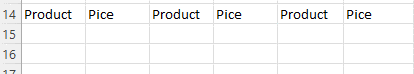 How to prevent auto numbering at duplicate column header in Excel table?