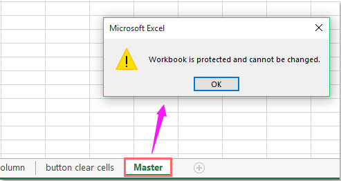 How to prevent from changing sheet name in Excel?