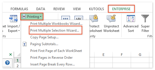 How To Print Areas Selection And Entire Workbook In Excel Quickly 