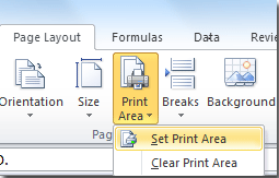 How to print areas, selection, and entire workbook in Excel quickly?
