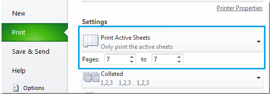 How To Quickly Print Current Page In Excel 