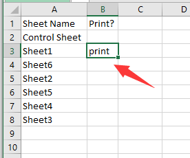 How To Print Specific Sheet Based On Cell Values In Excel
