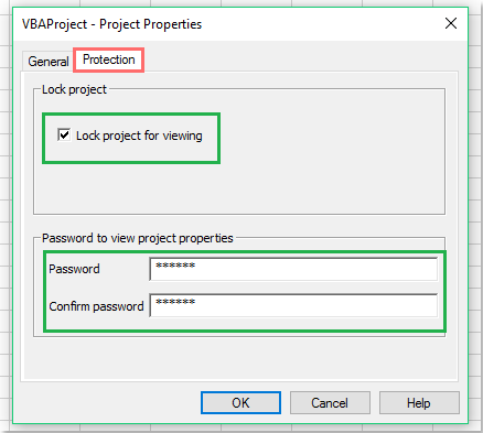 How to set password to protect hidden sheet in Excel?