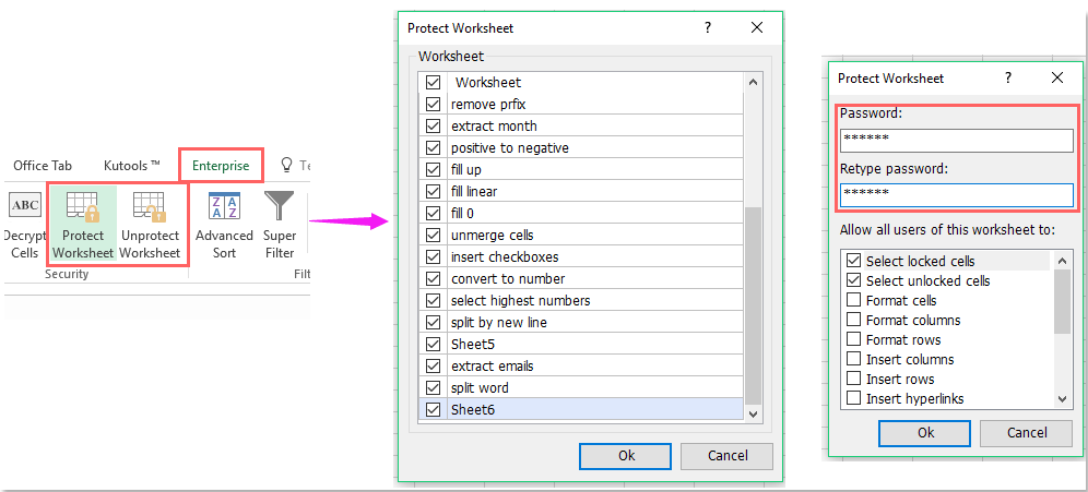 How To Set Password To Protect Sheet In Excel 