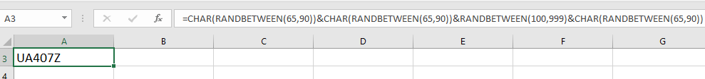 How to quickly generate random password in Excel?