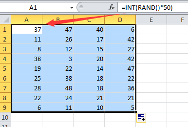 How to generate random decimal/integer numbers in Excel?