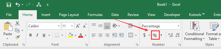 How to calculate rank percentile of a list in Excel?