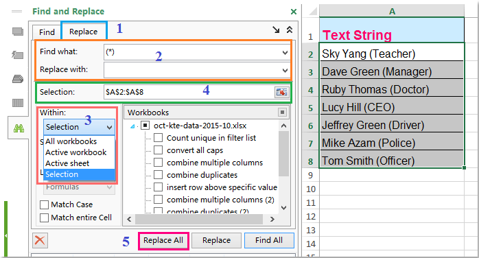 How To Remove Anything In Brackets In Excel 