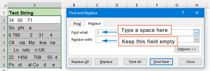 Excel Remove Characters Words Numbers From Text Strings