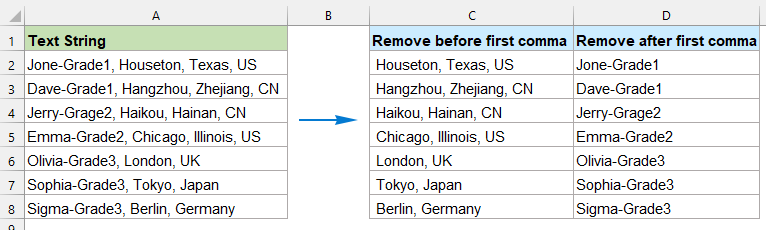 Excel Remove Characters Words Numbers From Text Strings