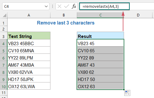 Excel Remove Characters Words Numbers From Text Strings 3796