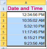 How to remove date from date time in Excel?