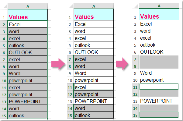 How To Remove Duplicates That Are Case Sensitive In Excel 