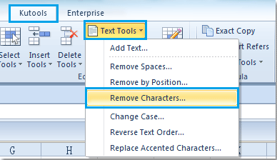 How to quickly remove line breaks in Excel?