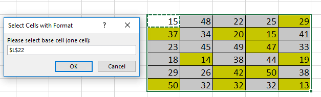 How to remove non-highlighted cells in Excel?