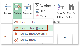 How to remove rows based on cell value in Excel?