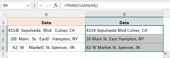 Excel Remove Spaces: Leading, Trailing, Extra or All Spaces
