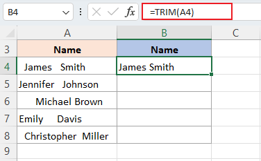 Excel Remove Spaces: Leading, Trailing, Extra or All Spaces