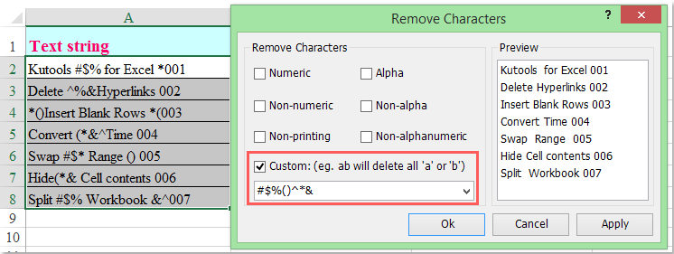 How To Remove Some Special Characters From String In Excel 